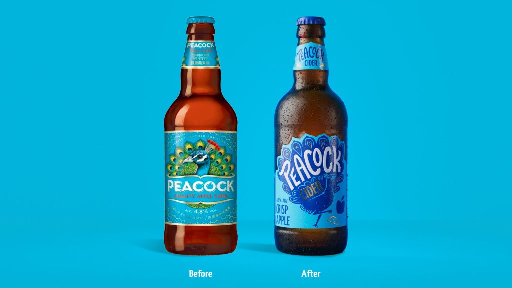 Peacock Cider Takes Flight with Kingdom & Sparrow’s Vibrant Rebrand ...