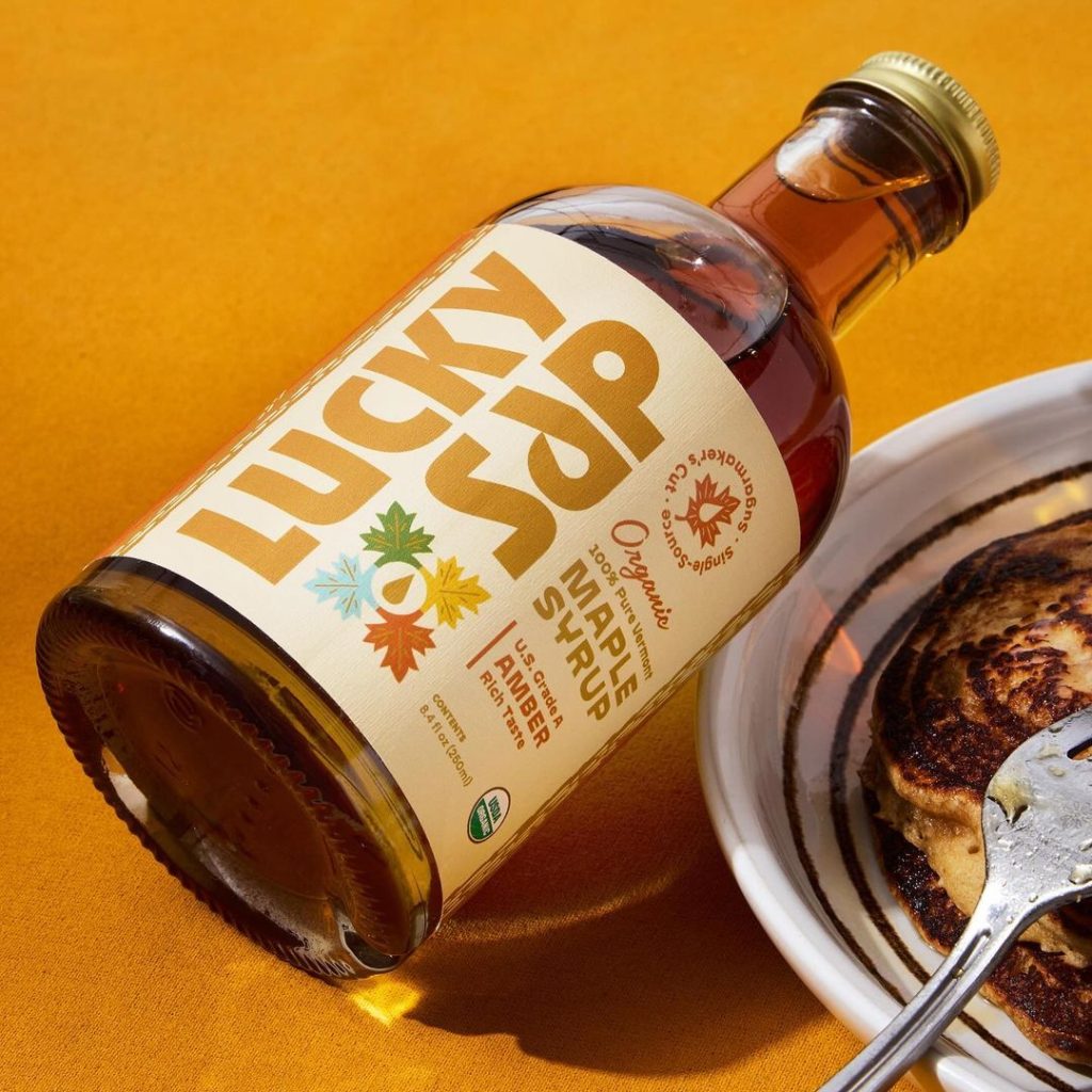 Your Pancakes Deserve Lucky Sap's Quirky Maple Syrup - DIELINE