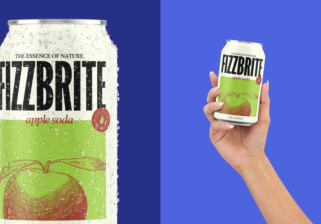 Fizzbrite's Packaging Elevates Flavor with Striking Fruit Illustrations ...