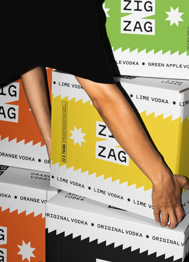 Psychedelic Patterns Define Zig Zag Vodka's Packaging - DIELINE
