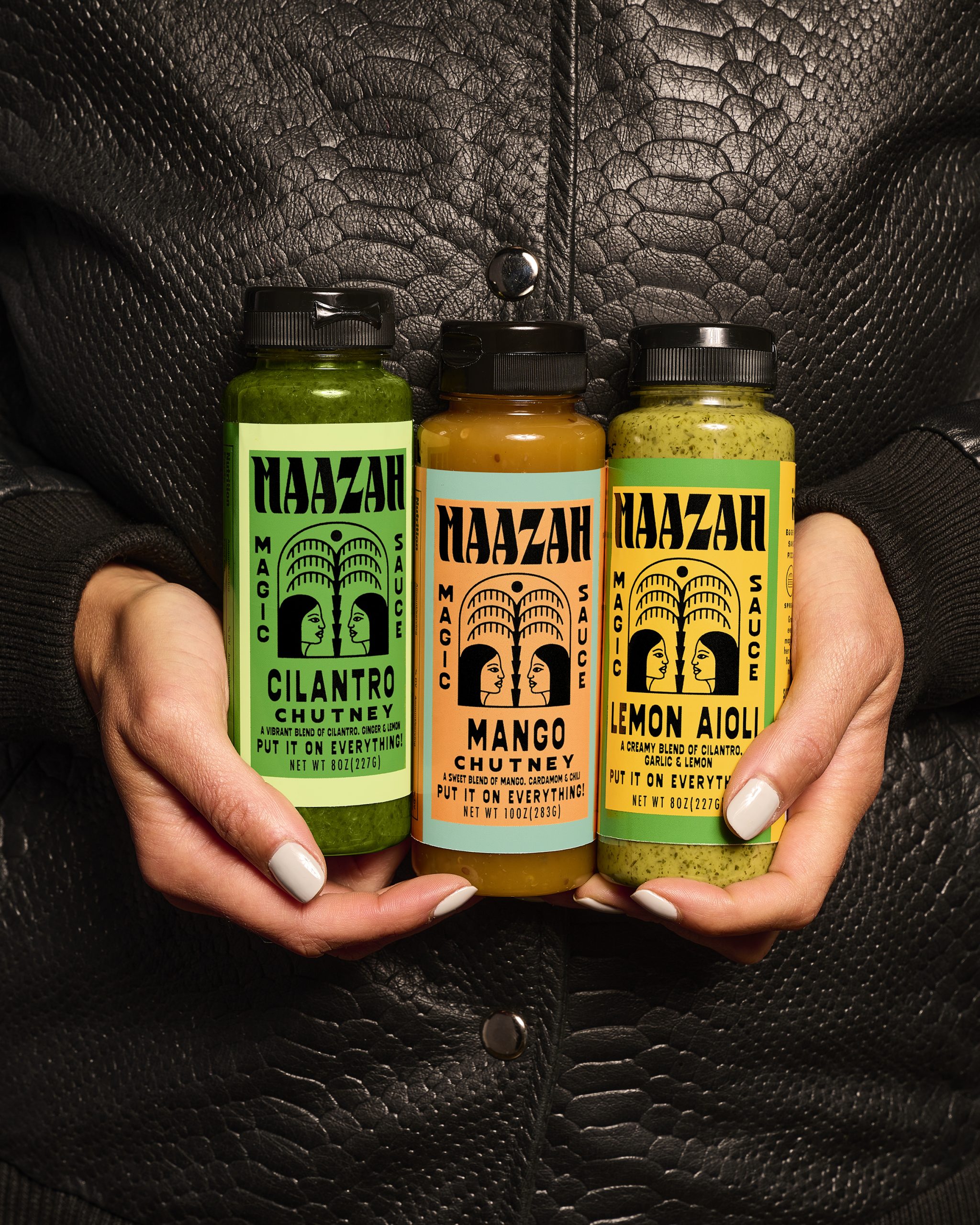 Land's Striking Typography and Earthy Tones Define Maazah’s Distinctive ...