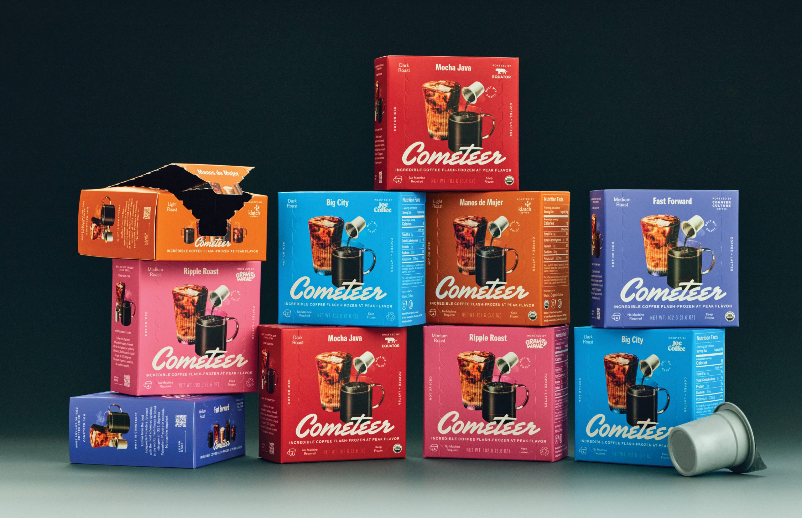 Cometeer’s Coffee Packaging Lands in the Freezer Aisle - DIELINE